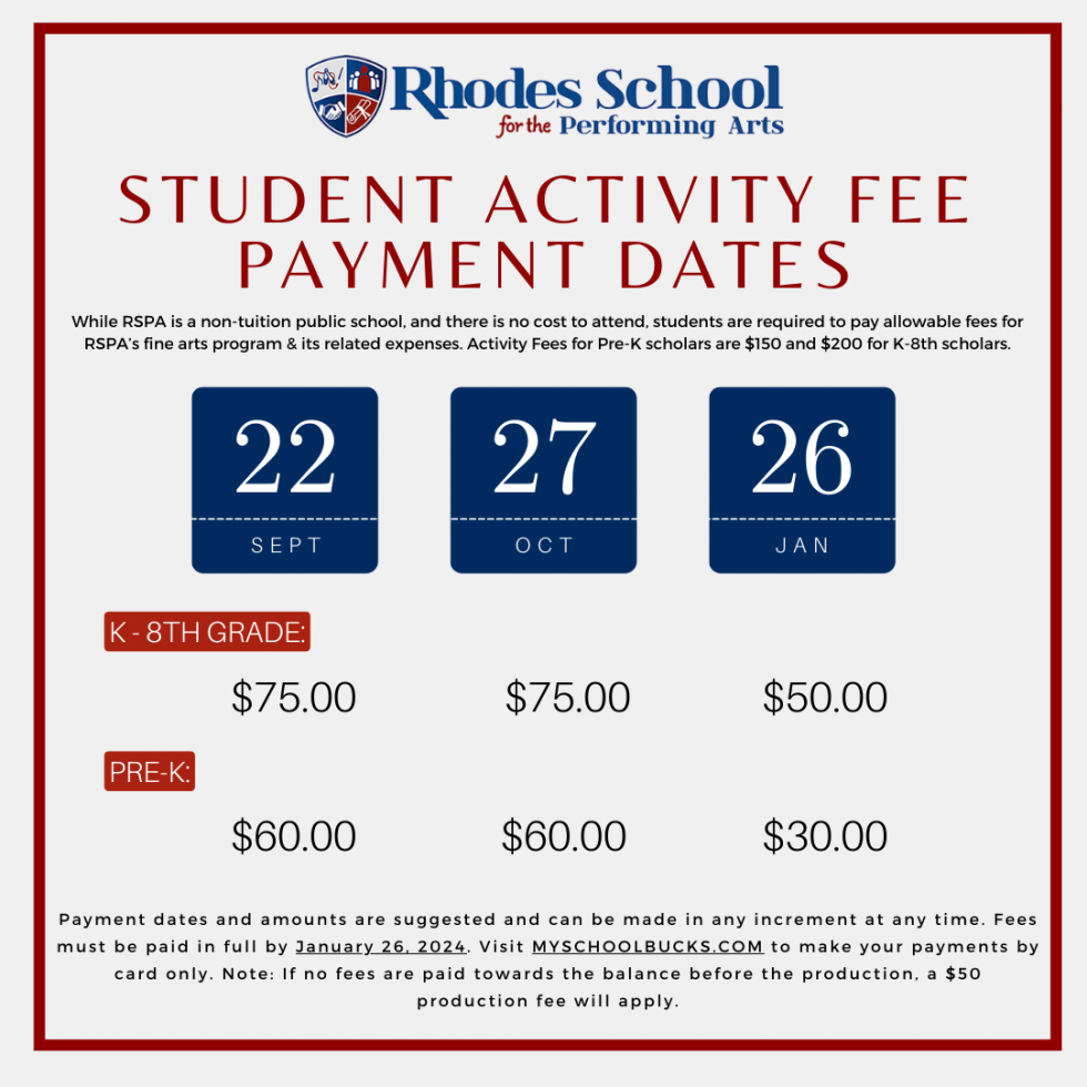 Parent Resources | Rhodes School for the Performing Arts