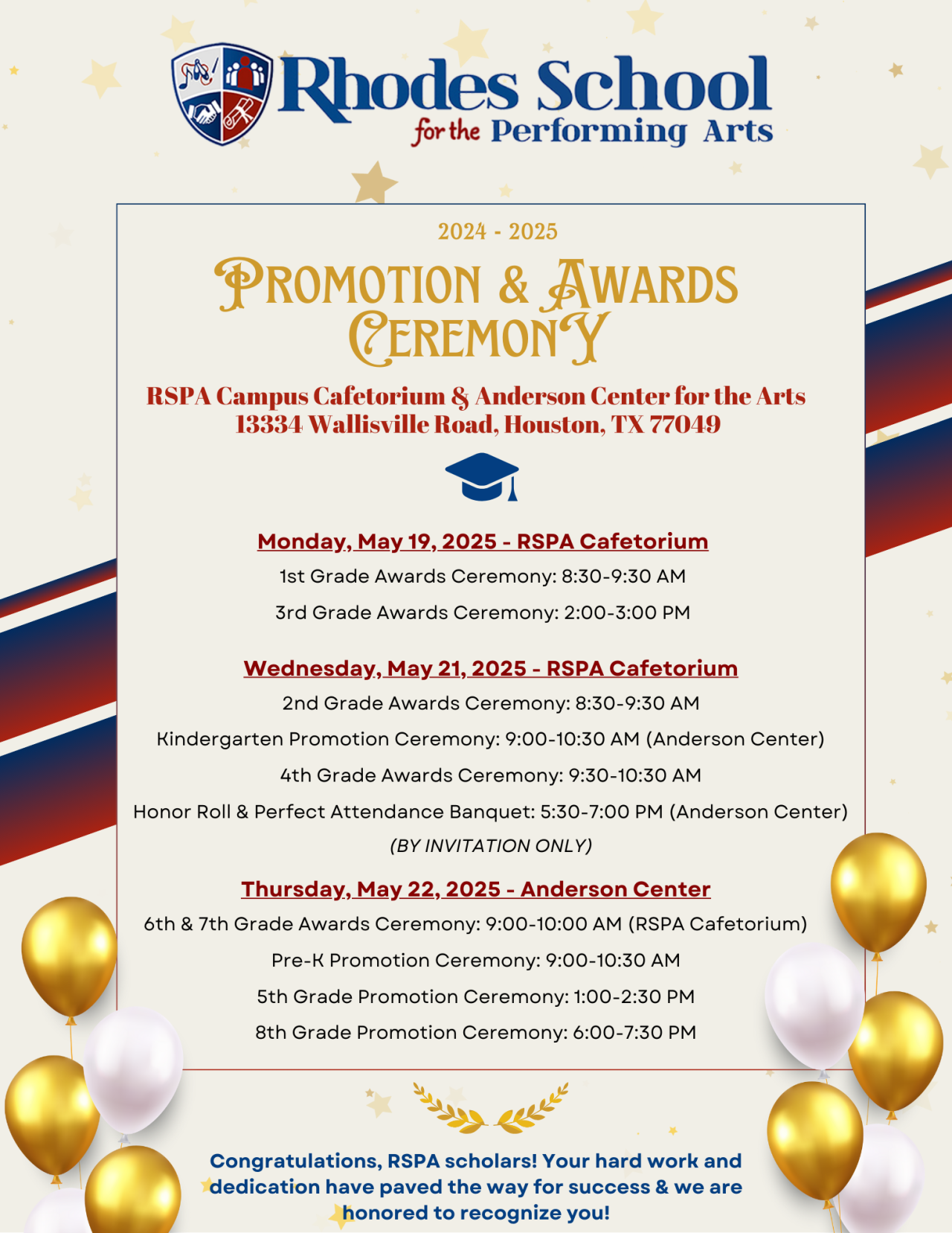1st Grade Awards Ceremony | Rhodes School for the Performing Arts